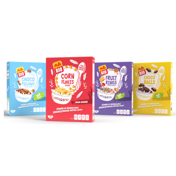 Corn Flakes-Choco Balls-Choco Pillow- Fruit Rings (Kampanyalı Ürün)